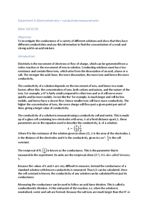 CH201 experiment 1 - Experiment: Reduction of Benzophenone with Sodium ...