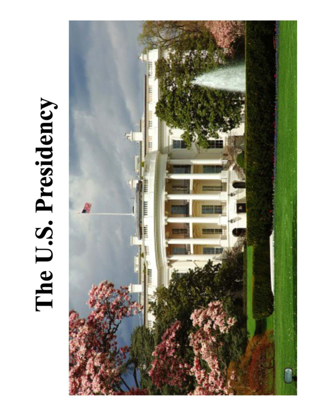 U.S. Presidency & Executive Branch Overview - Week 6 Notes - Studocu
