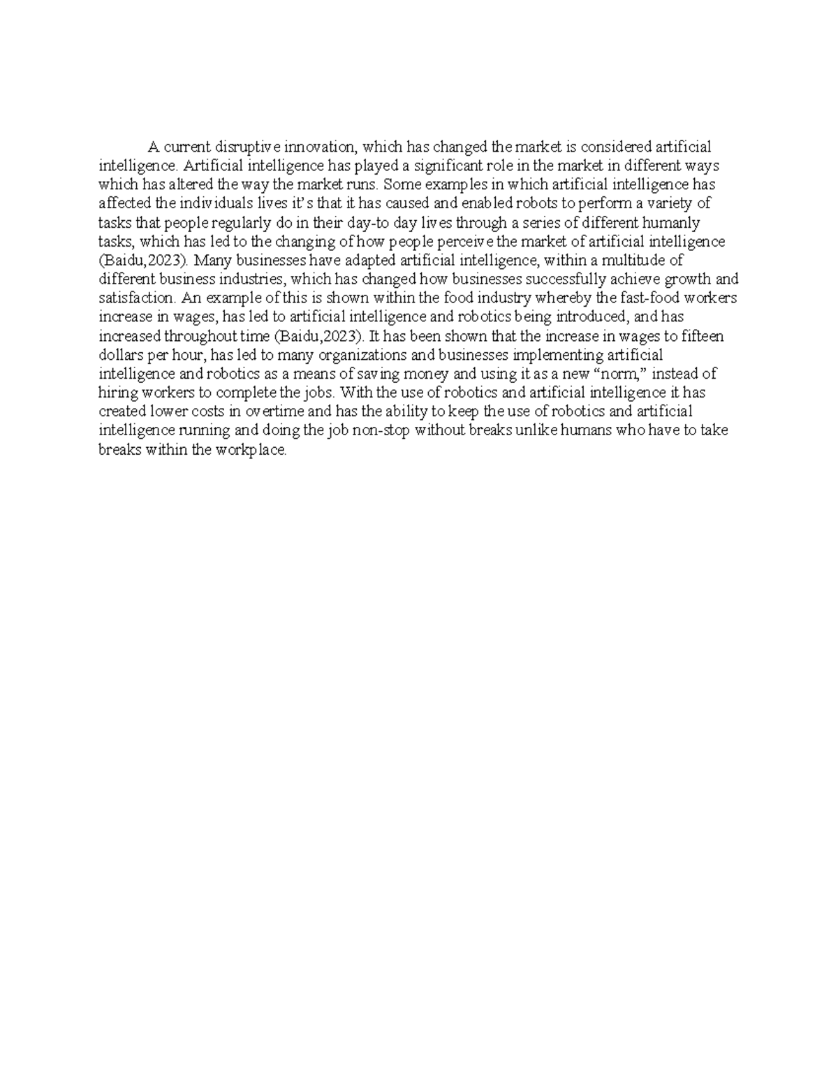 ENT 101 - The Impact of AI Innovation on Art and Business Practices ...