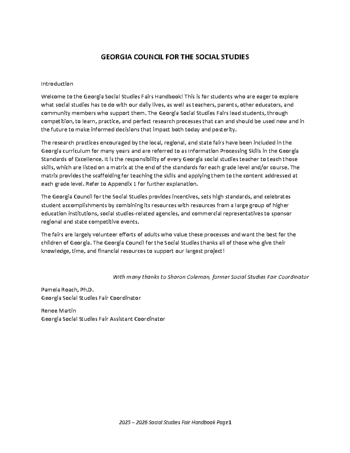 2025-2026 Social Studies Fair Handbook: Guidelines and Resources - Studocu