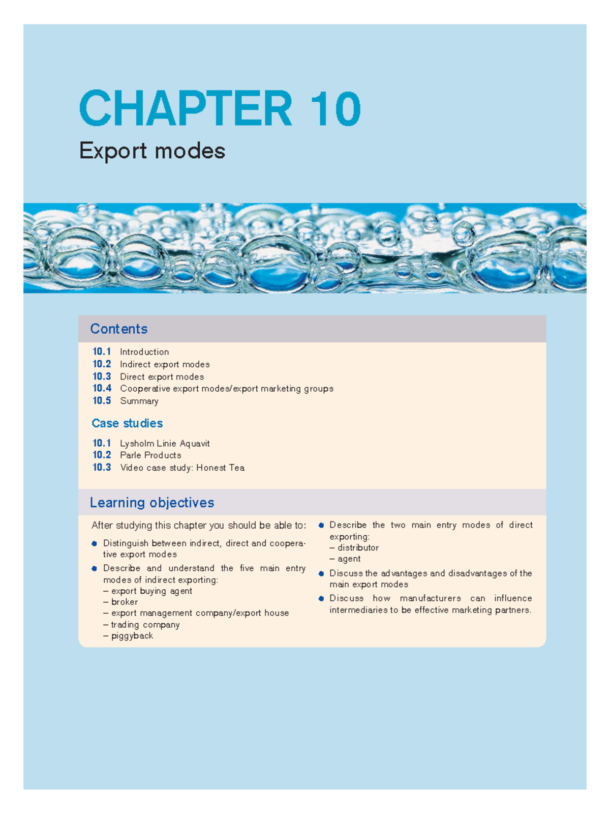 Chapter 10 Export Modes: Understanding and Strategies in International ...