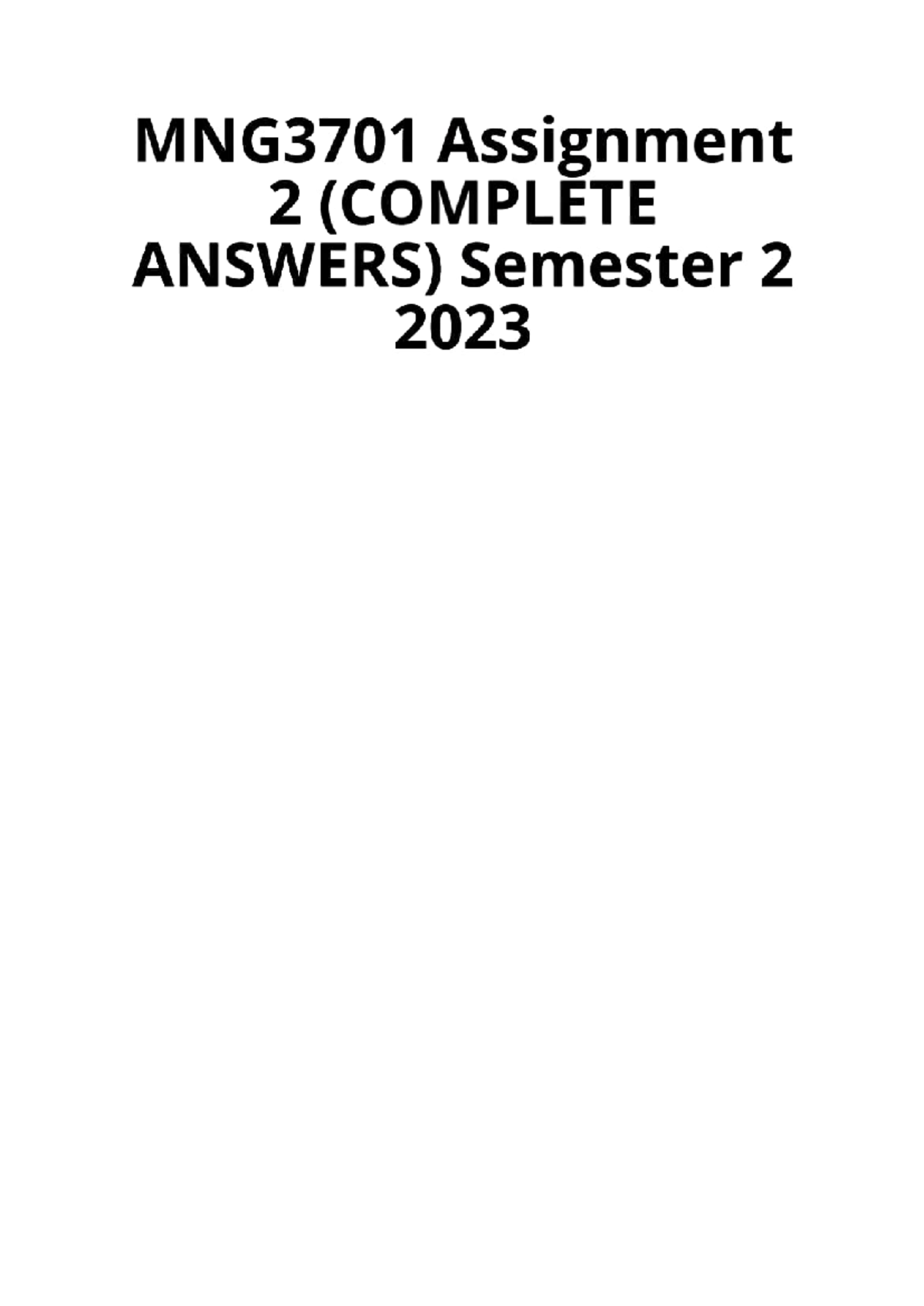 MNG3701 A2 S2 2023 061706 - MNG3701 Assignment 2 (COMPLETE ANSWERS ...
