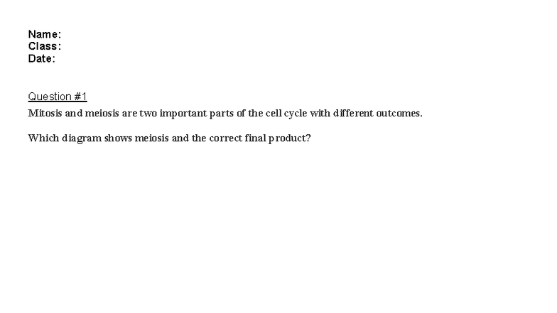 Genetics and Heredity Quiz (BIO 101) - Studocu