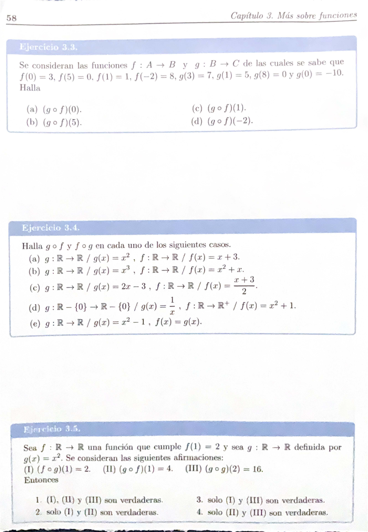 Ejercicios de Funciones y Cálculo - Cálculo 1A - Studocu