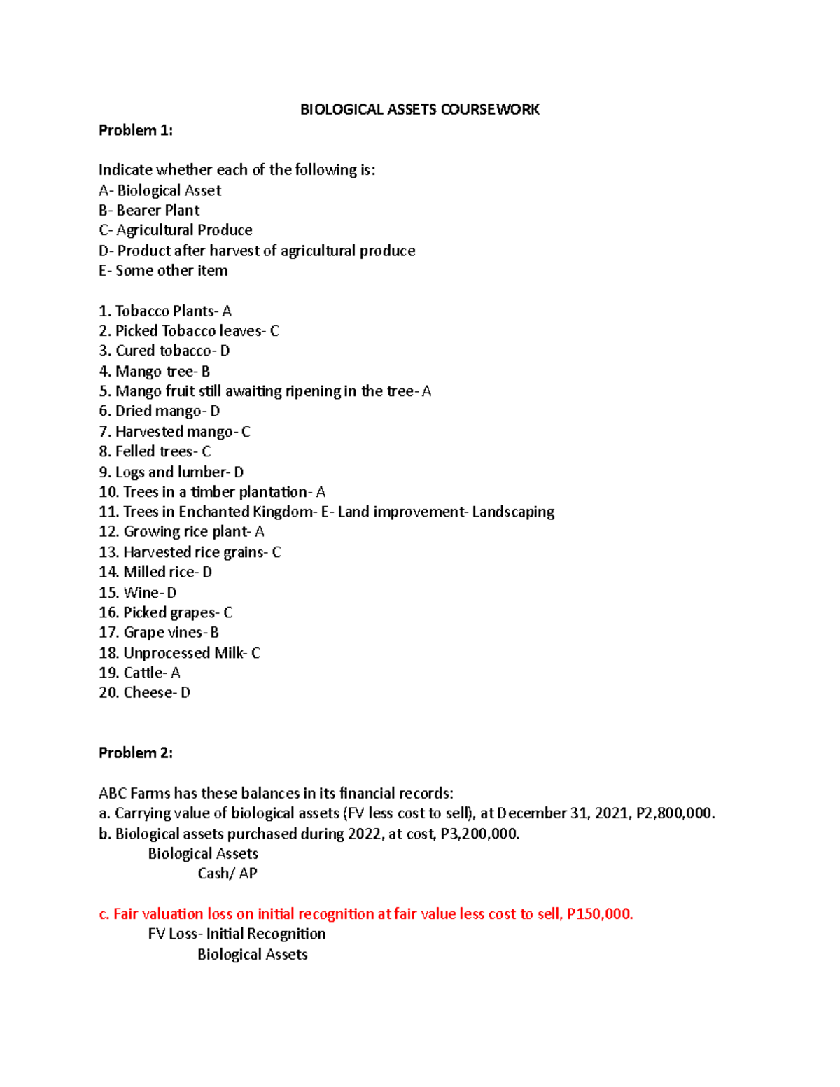 Biological-Assets - Notes and Report for Bioassets Intermediate ...