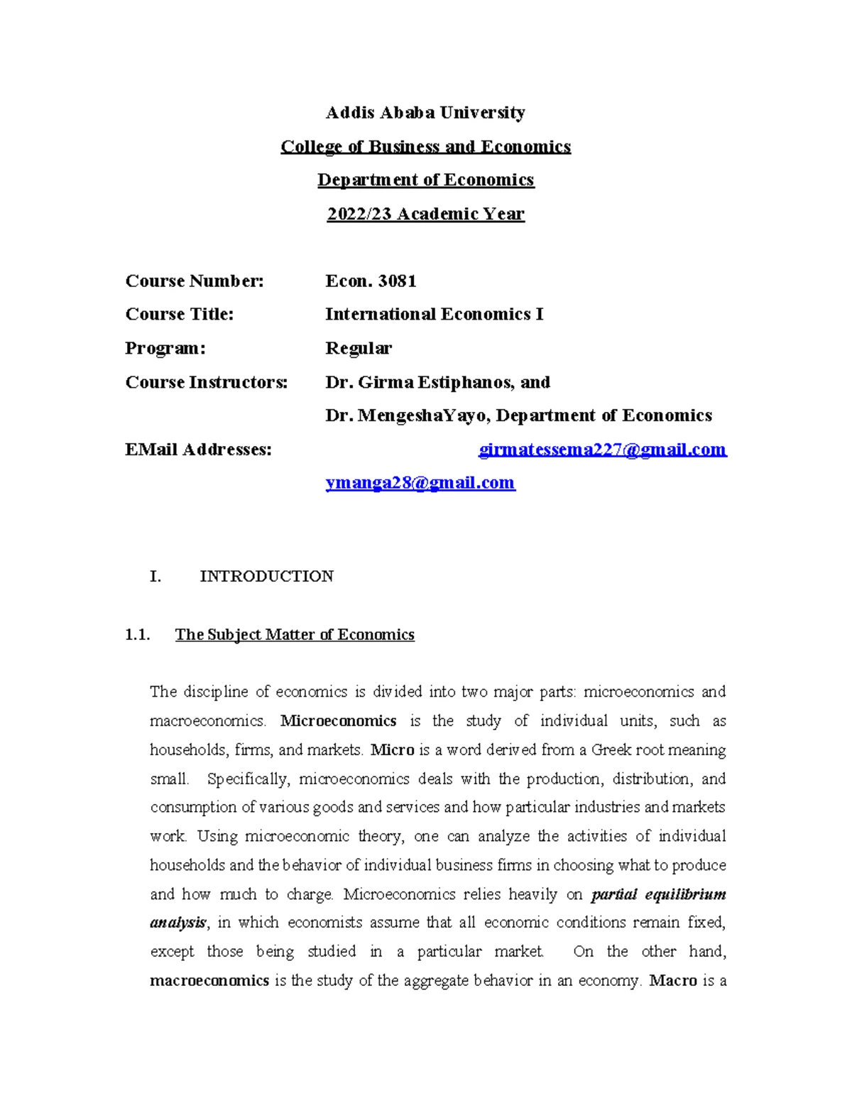 Economics Worksheet 3 (Chapter 3–5) - 1 Economics Worksheet - ExamClass ...