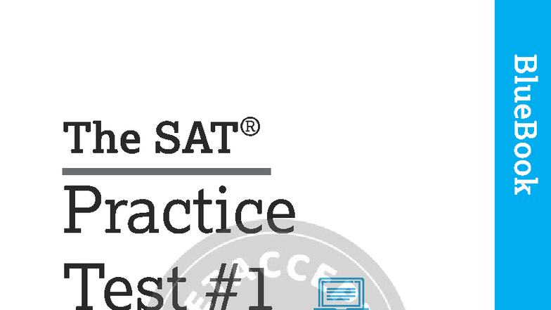 SAT Adaptive Practice Test 1: Reading and Writing Questions - Studocu