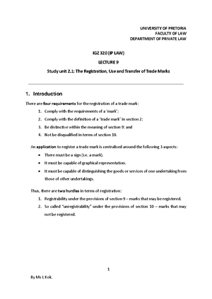 Chapter 2 - Classification of things - RES (things) NEGOTIABILITY ...