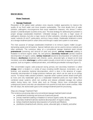 ENV101 Reviewer - the attached document contains a lecture notes about ...