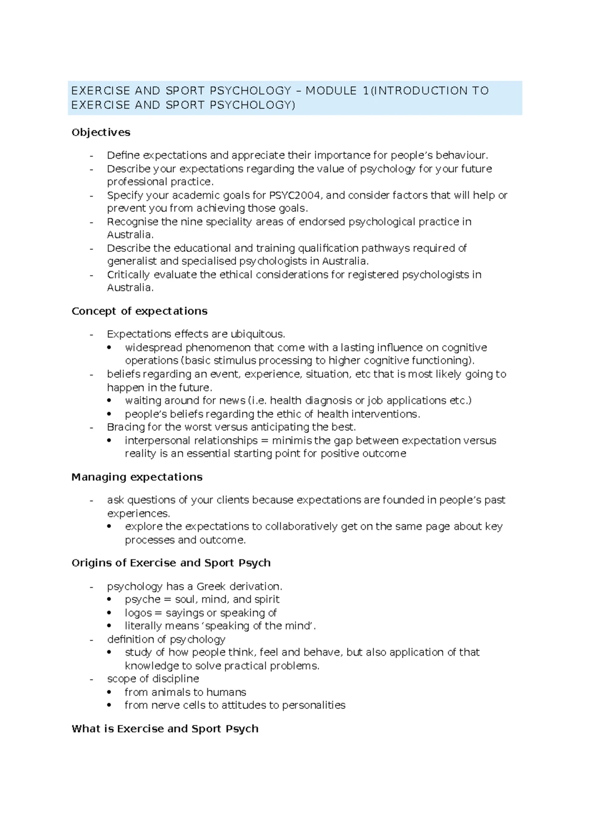 Carron's model - Lecture notes 4 - Carron’s model – PELT 4 factors that ...