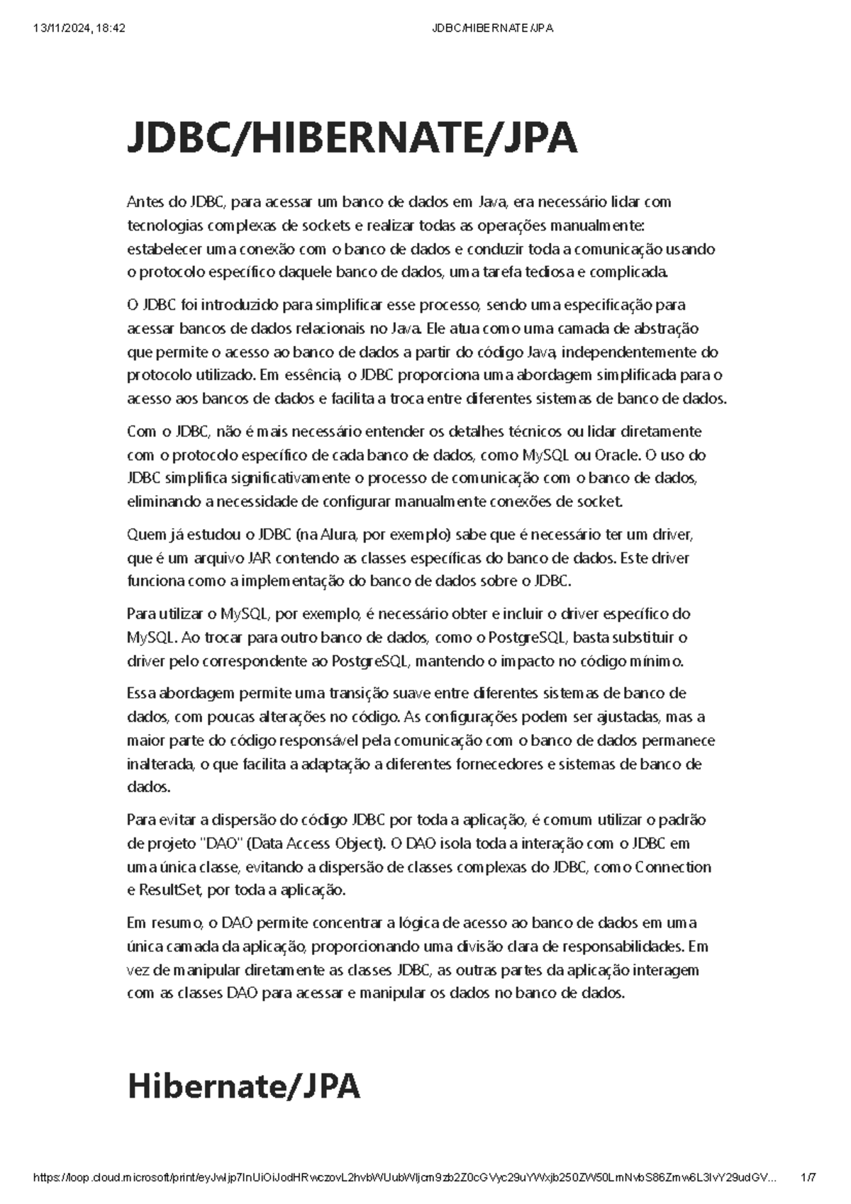 JDBC, Hibernate e JPA: Resumo e Comparação de Acesso a Dados em Java ...