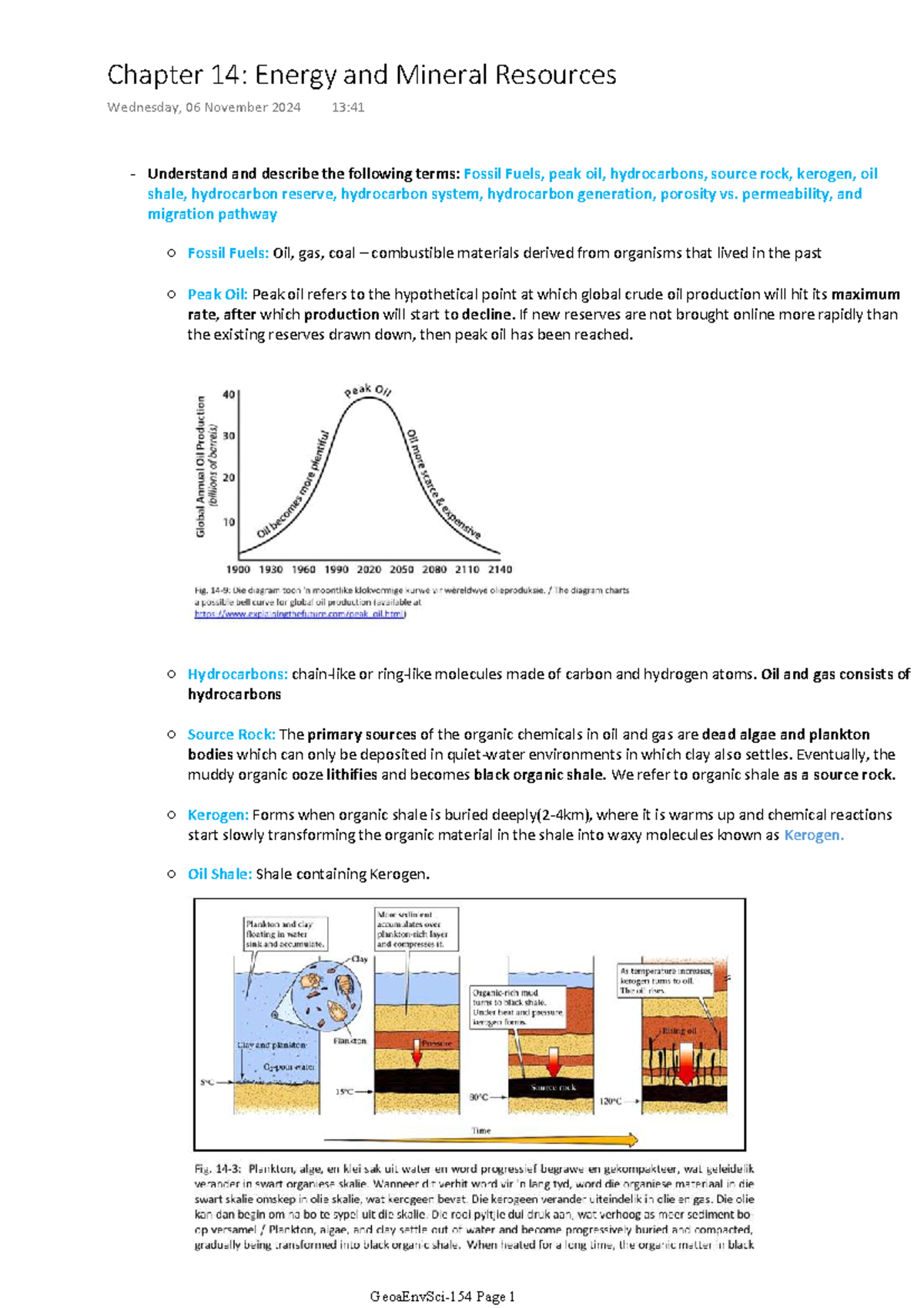 Chapter 14: Energy and Mineral Resources Overview and Key Concepts ...