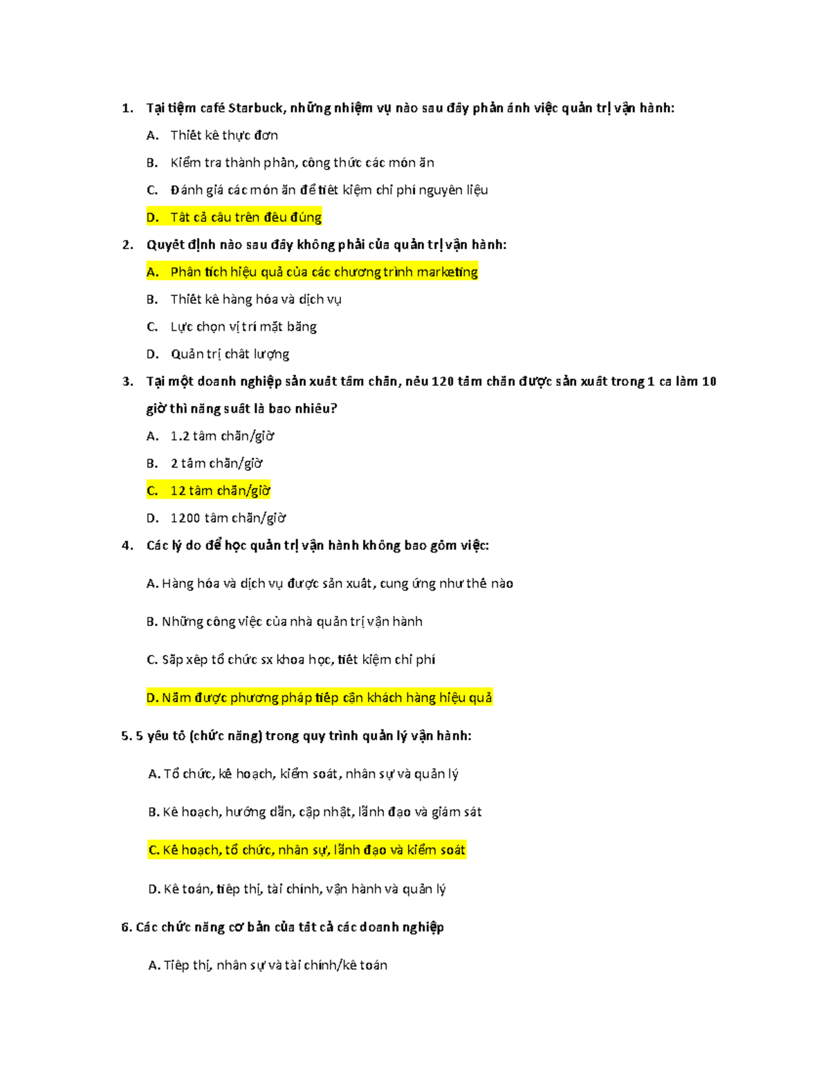 QTVH - dswswsss - T i t m café Starbuck, nhạ ệ ững nhi m v ệ ụ nào sau ...