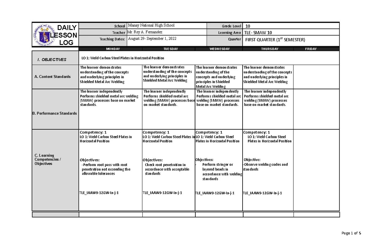 2 Q1 TLE Cookery 10 - 10 TLE Cookery Quarter 1 – Module 2: Tools ...