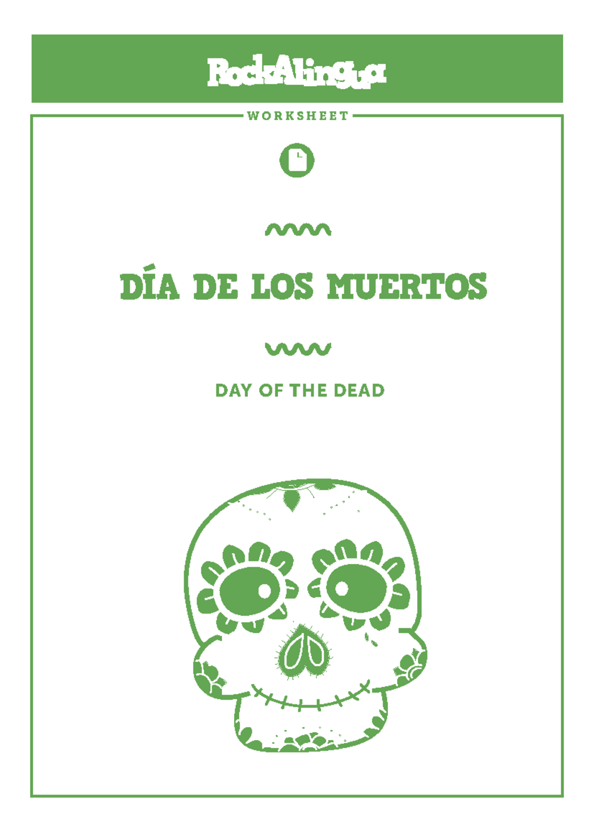 Actividades del Día de los Muertos - Español 101 - Studocu