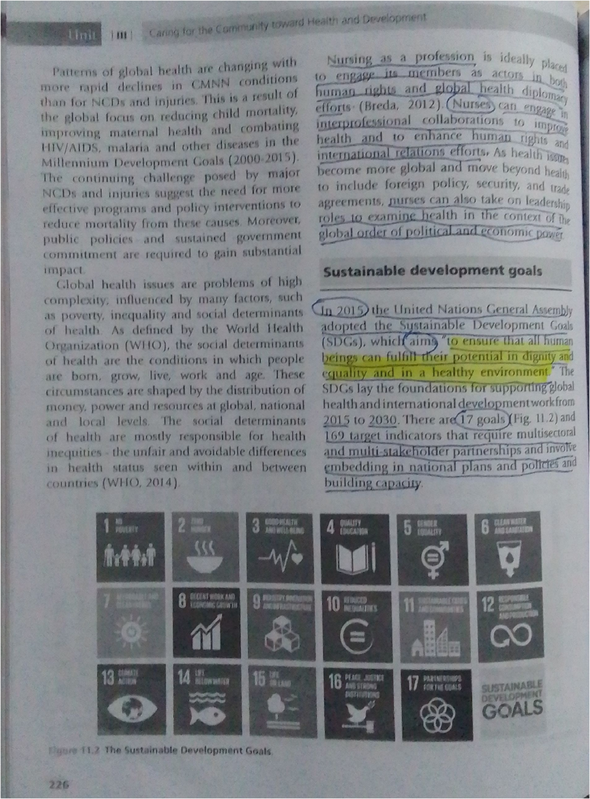 SDG - Book CHN SDG - Unit Caring for the Community toward Health and ...