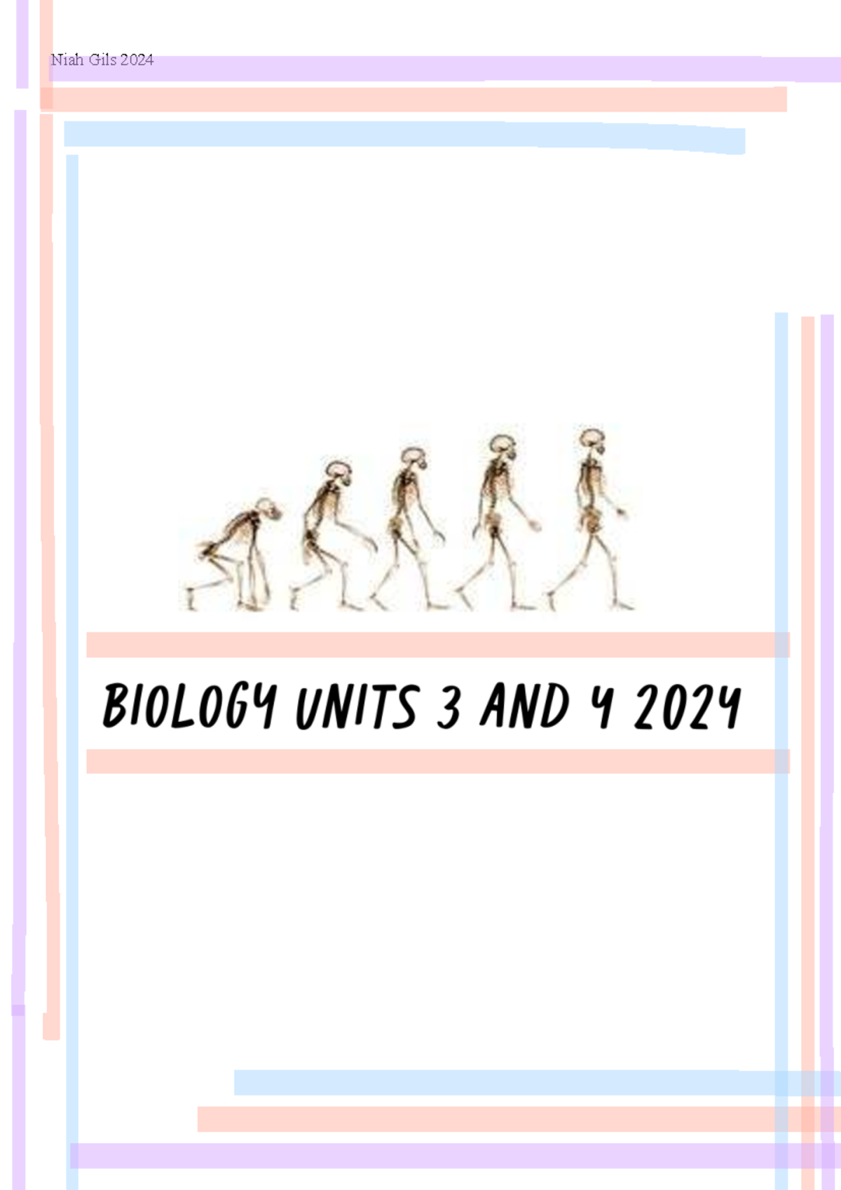 Biology 2024 Unit 3 AOS 1: Nucleic Acids & Proteins in Life - Studocu