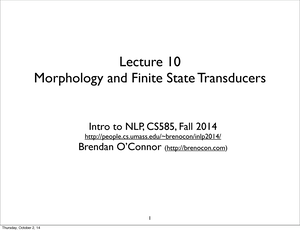 NLP unit-1-introduction-and-word-level-analysis - SNLP UNIT- Introduction and Word Level ...