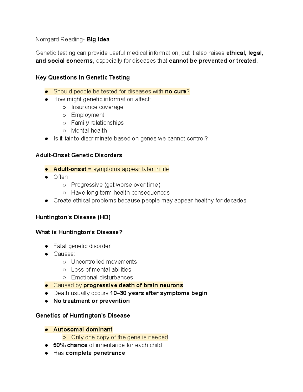 Chapter 2: Genetic Testing, Ethical Dilemmas, and Family Impacts (220 ...