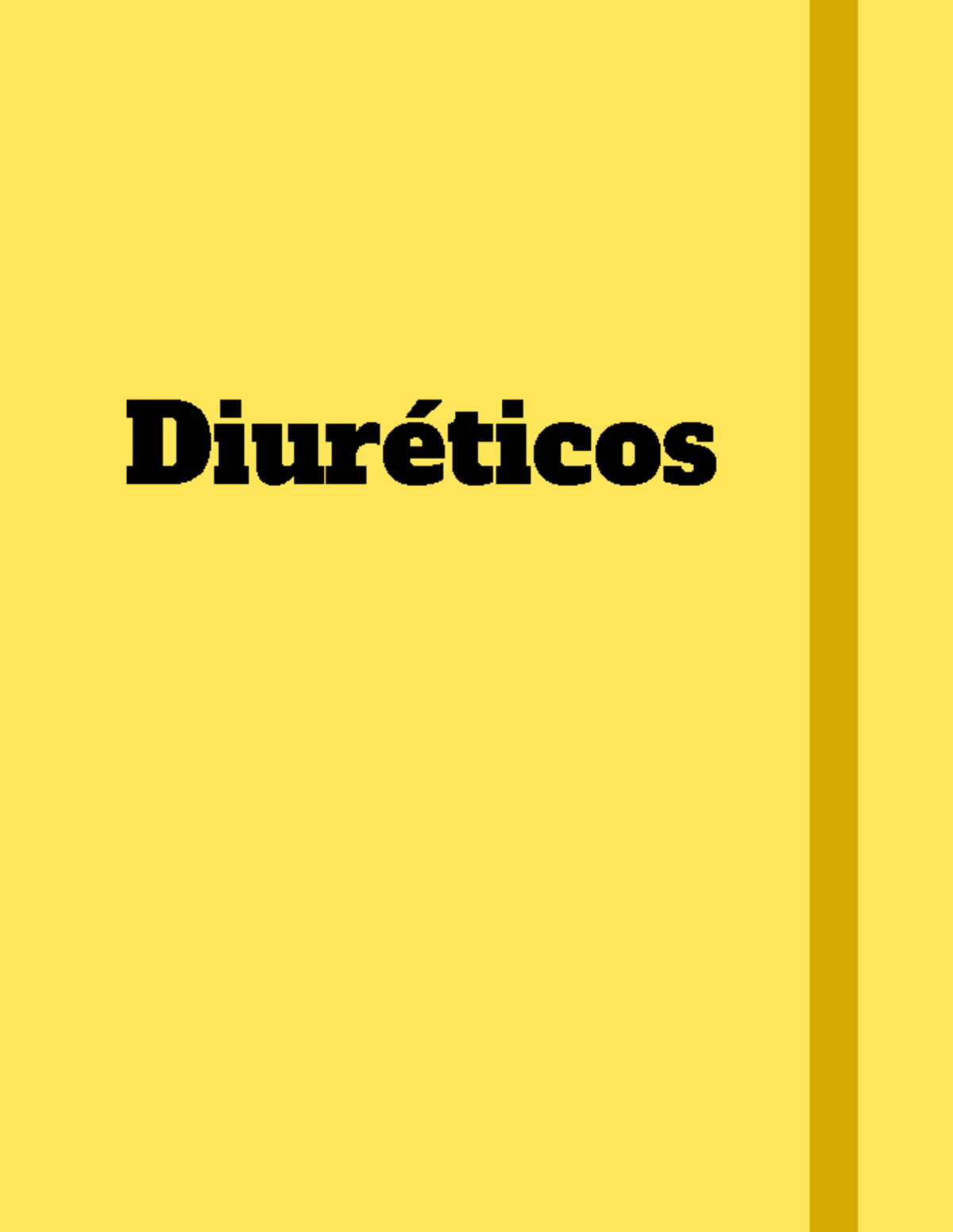 Diuréticos 2 - Resumen de Fármacos Diuréticos y Mecanismos de Acción ...