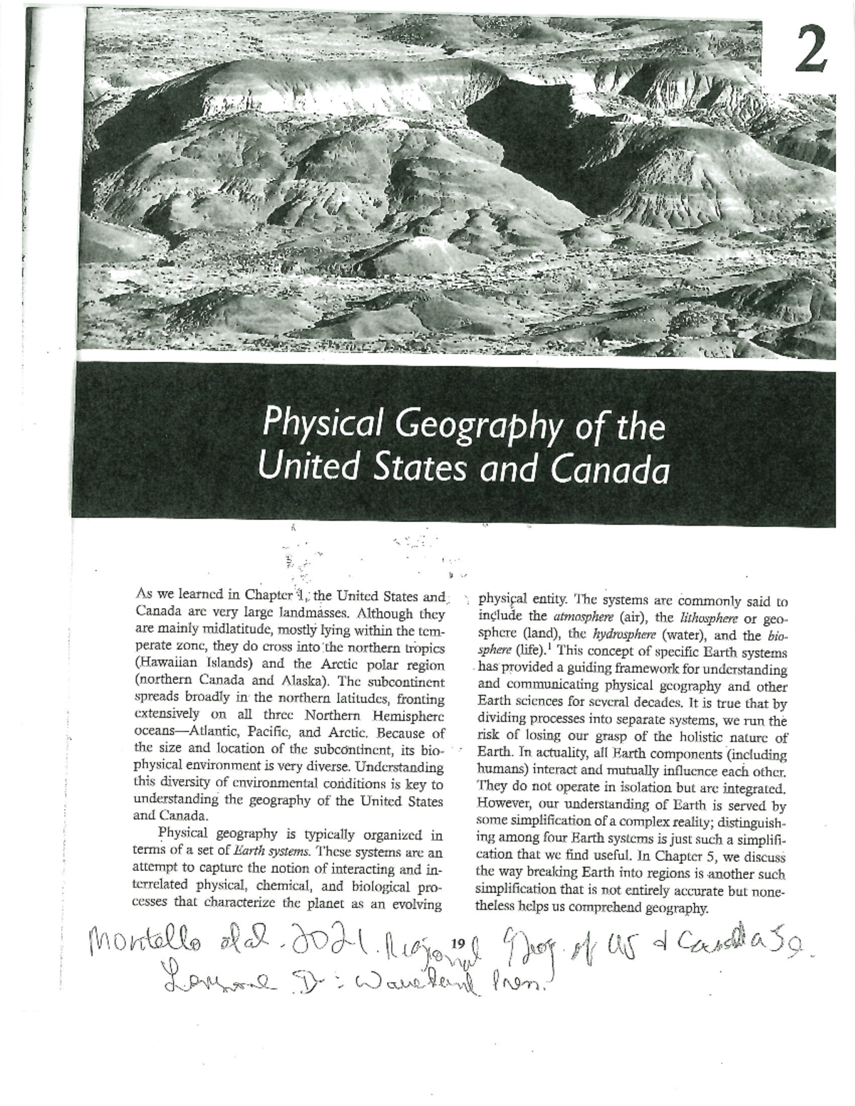 Final Exam Study Guide for Course XYZ: Physical Geography of US ...