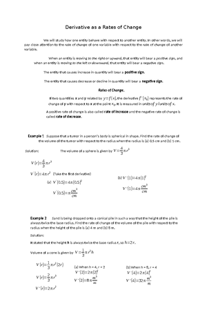( Calculus) Module 1 - Calculus 1 - Studocu