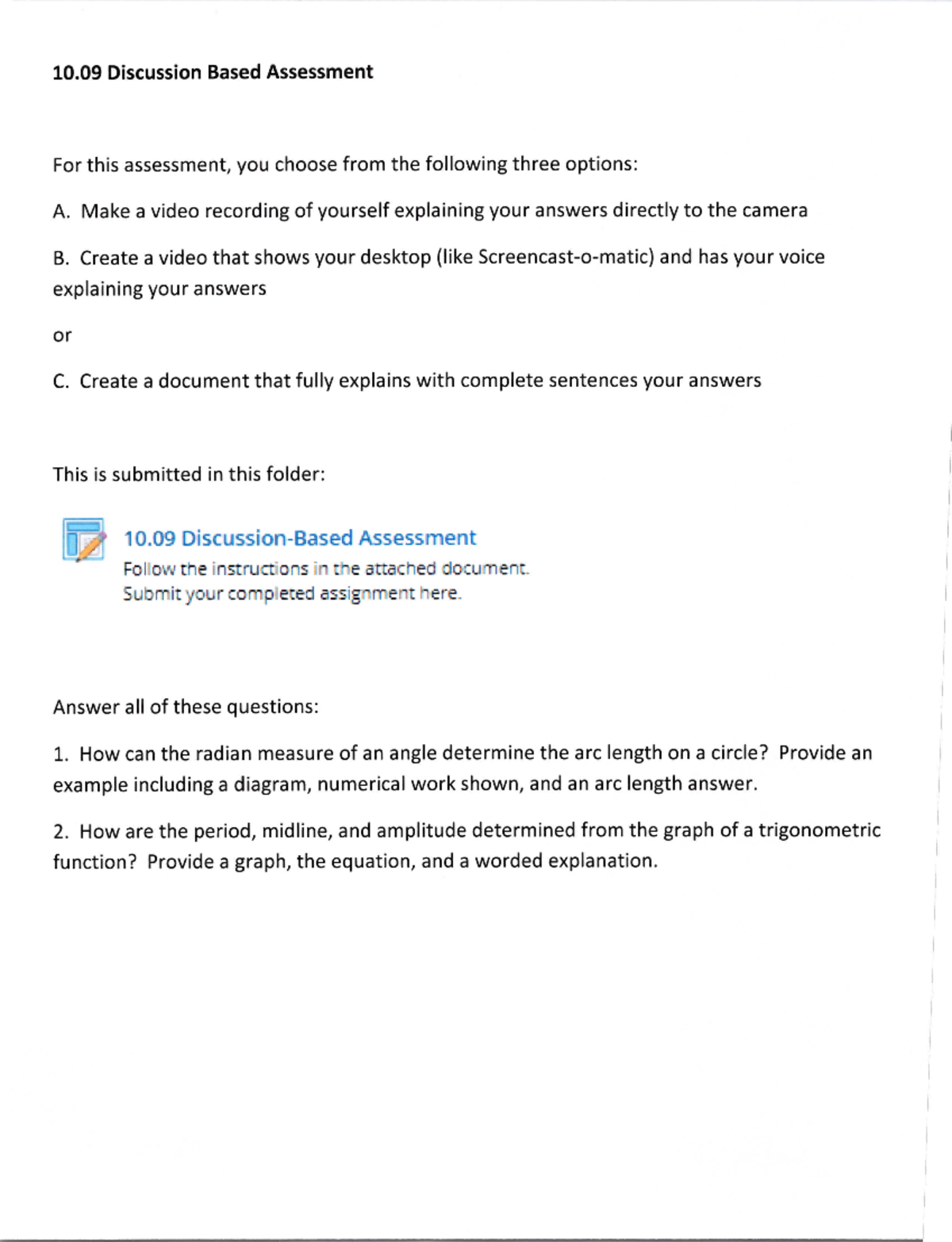 This is math study notes please use carefully - 10 Discussion Based ...