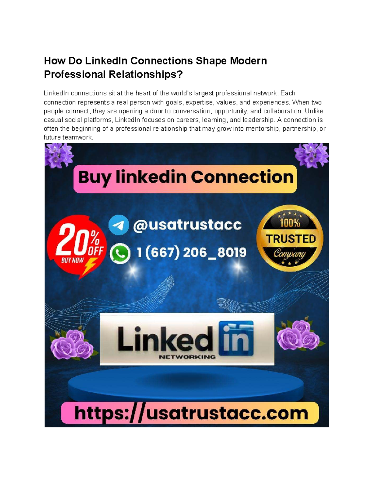 Best Places to Buy LinkedIn Connections: Boost Your Network Fast - Studocu