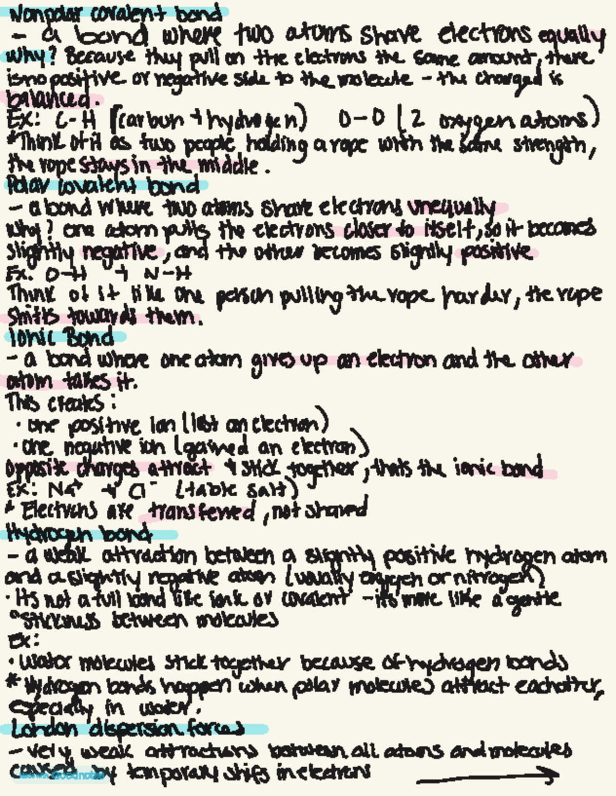Lecture Notes on Nonpolar and Polar Covalent Bonds - Studocu