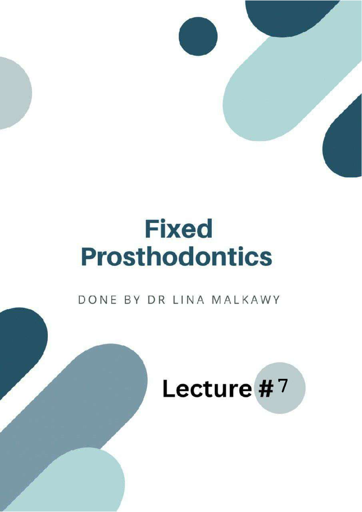 Fixed Prosthodontics Final Exam Summary: Fluid Control & Soft Tissue ...