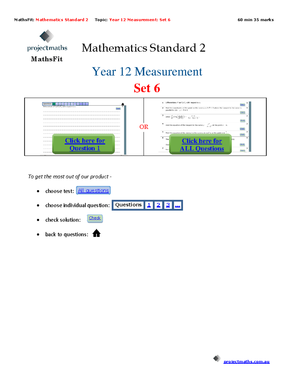 Year 12 Measurement 6 - MS2-Maths Fit - Mathematics Standard 2 MathsFit ...