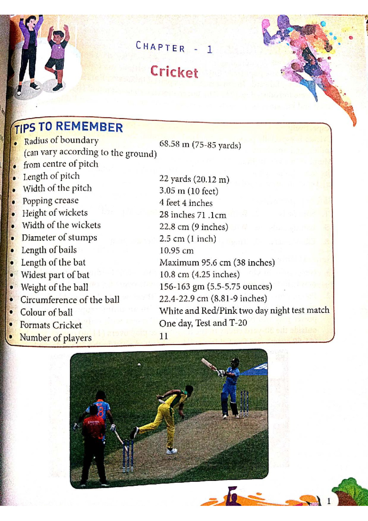 Cricket Notes: Key Rules and Terminology (CHAPTER 1) - Studocu