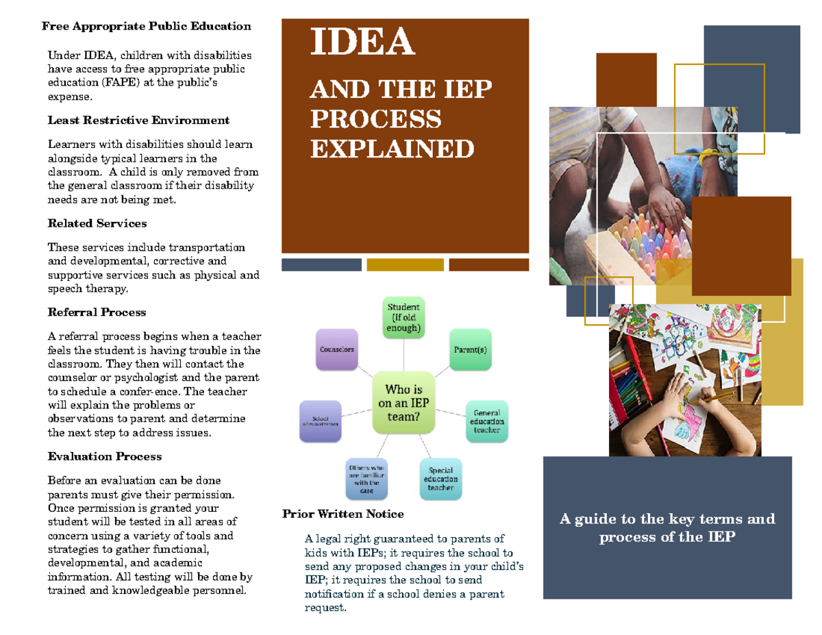 Iep Brochure Printable IEP Binder For Parents & Students IEP Meetings
