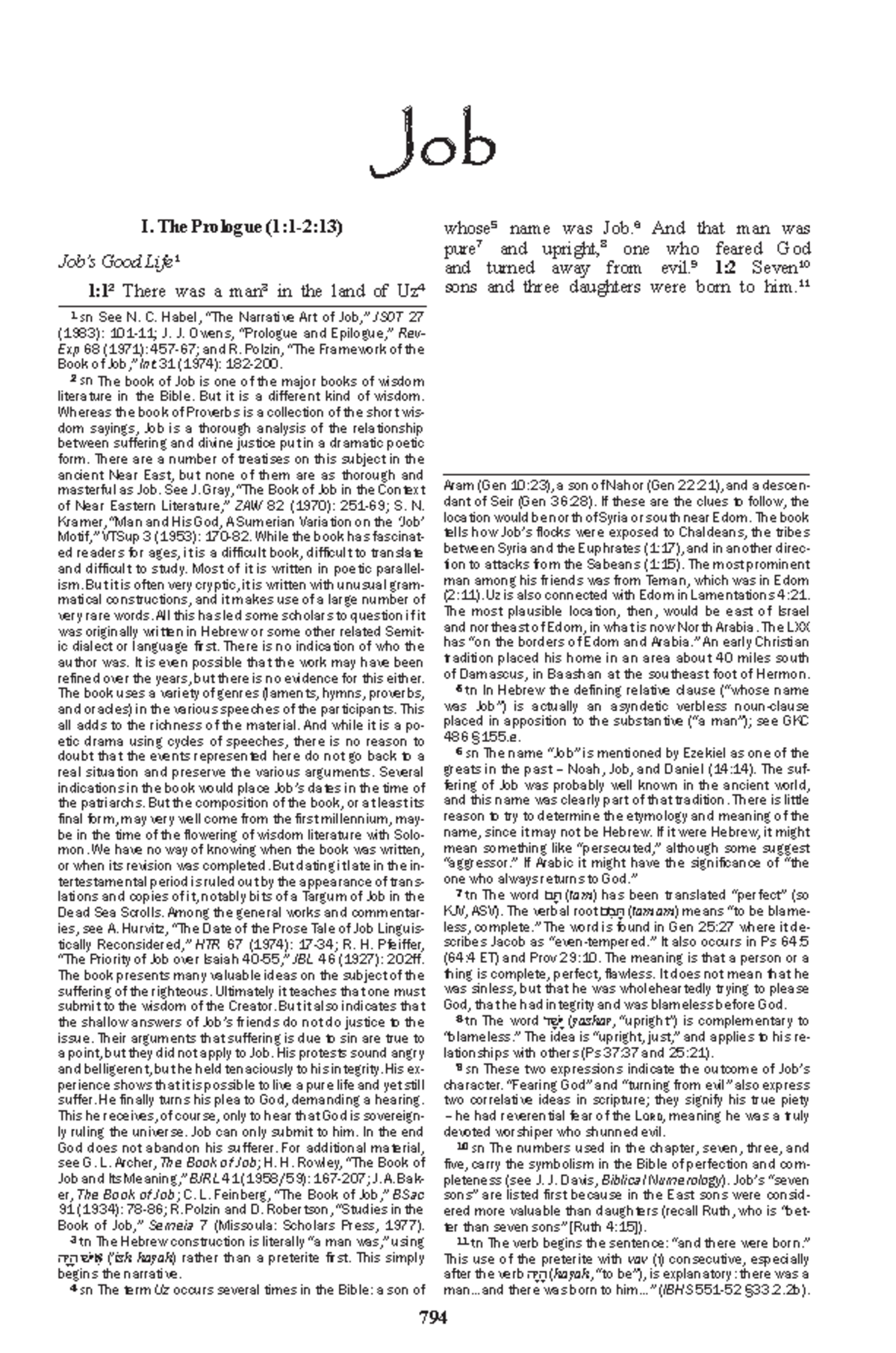 Job 1-6: Understanding Suffering and Divine Justice in the Book of Job ...