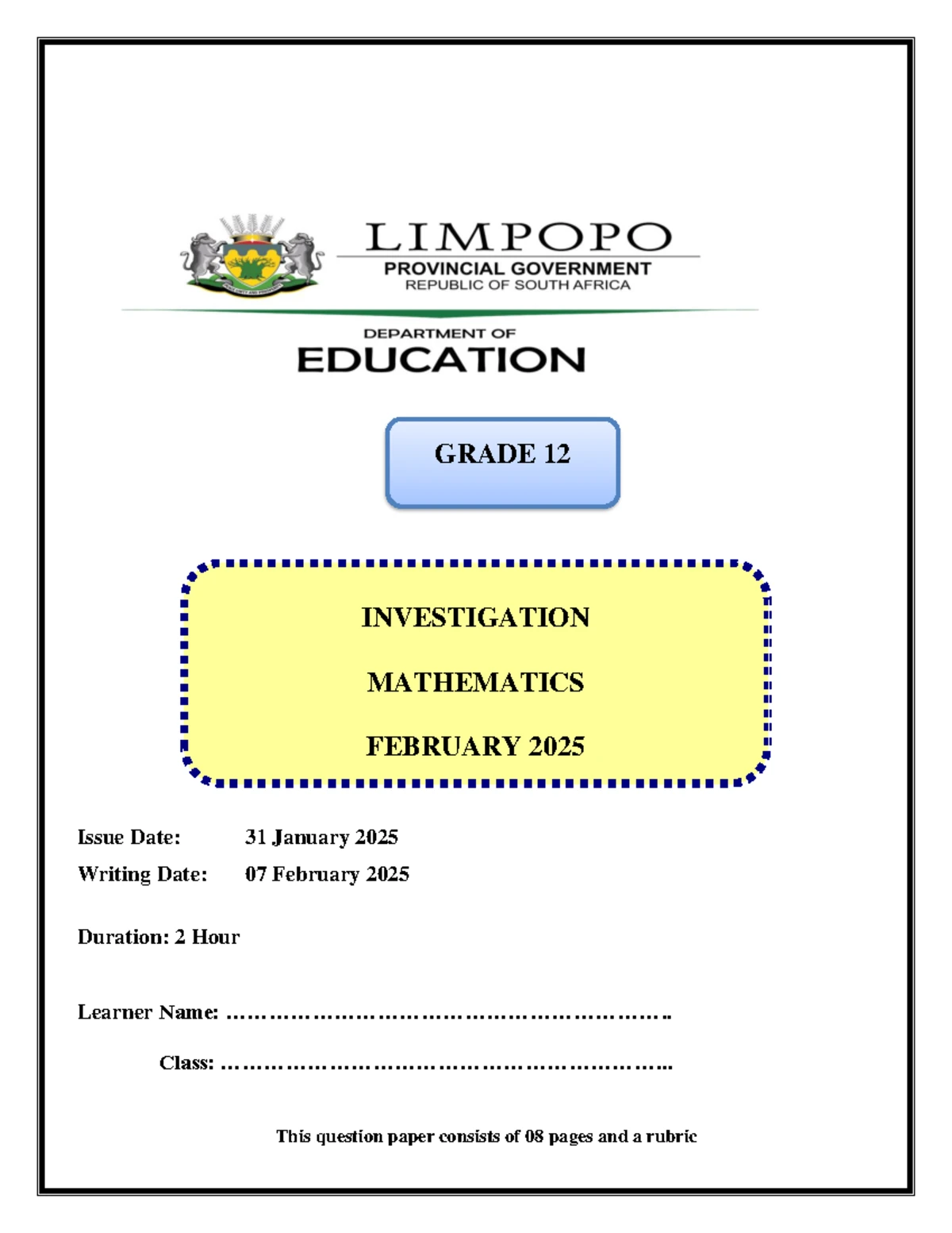2025 Business Studies Grade 12 Annual Teaching Plan (ATP) - Studocu