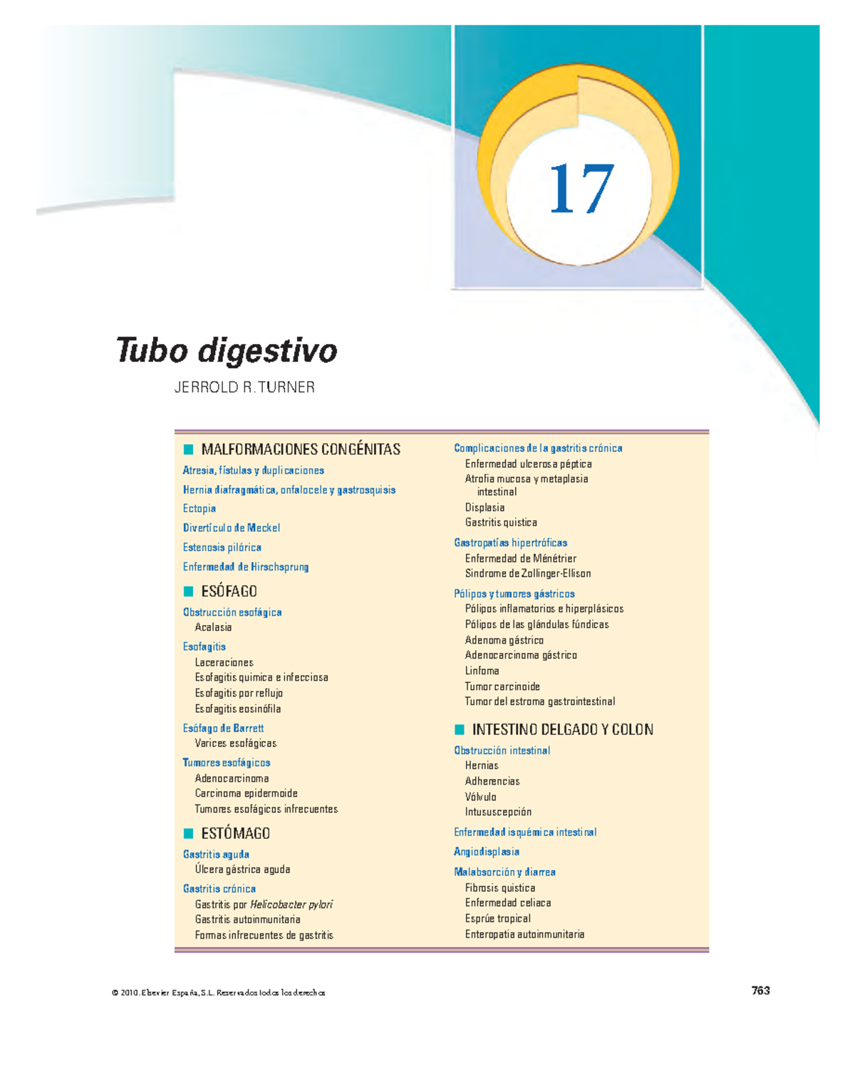 Cap 17 Patología de Robbins - 17 Tubo digestivo JERROLD R. TURNER ...