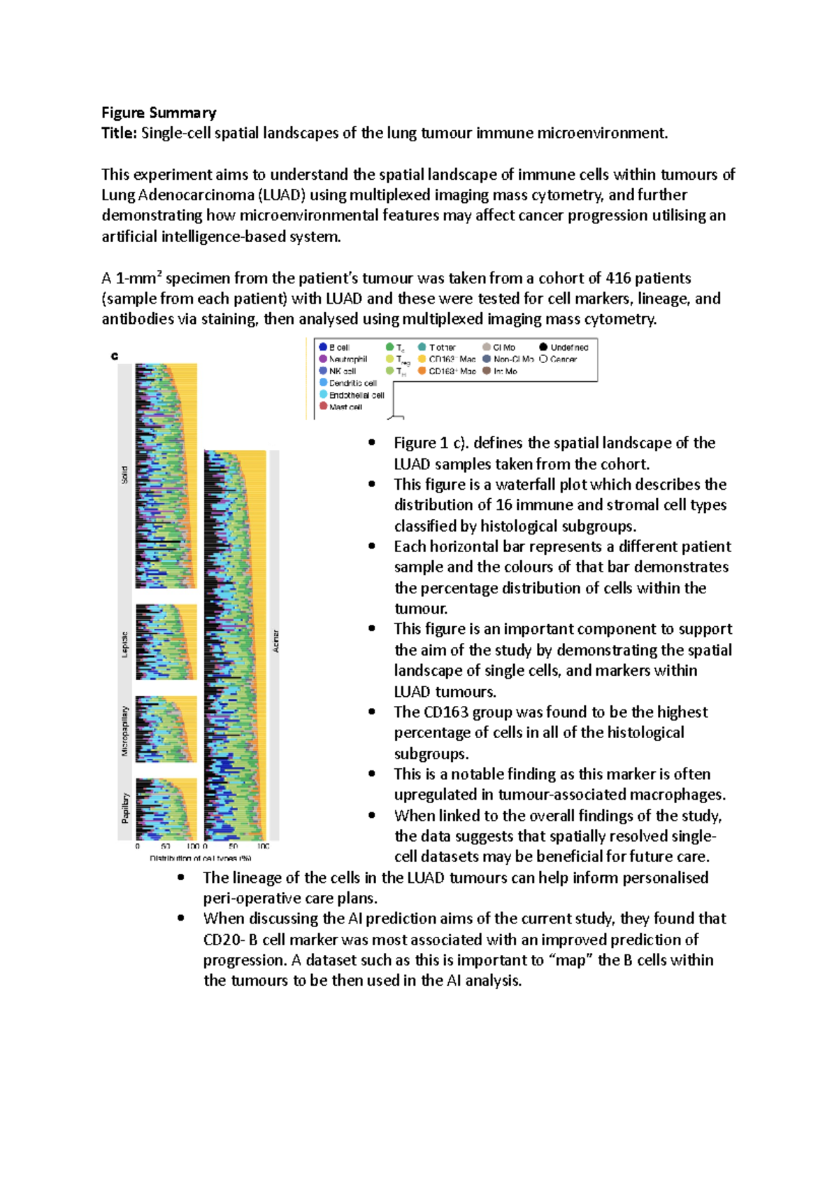 Figure Summary - Figure Summary Title: Single-cell spatial landscapes ...