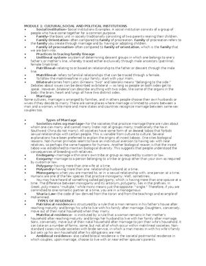 UCSP-Module-3 Family - Understanding Culture, Society & Politics Module ...