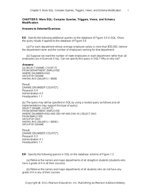 DBMS Lab Viva Questions - Database Management Systems - PESU - Studocu
