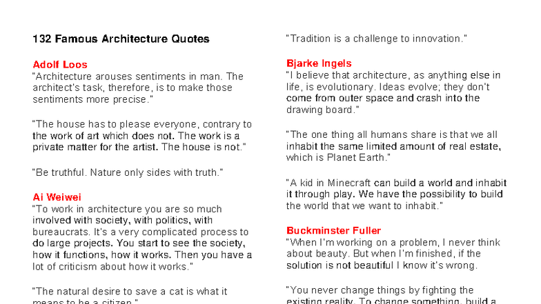 Architect Dictums: Insights from 132 Famous Quotes on Architecture ...