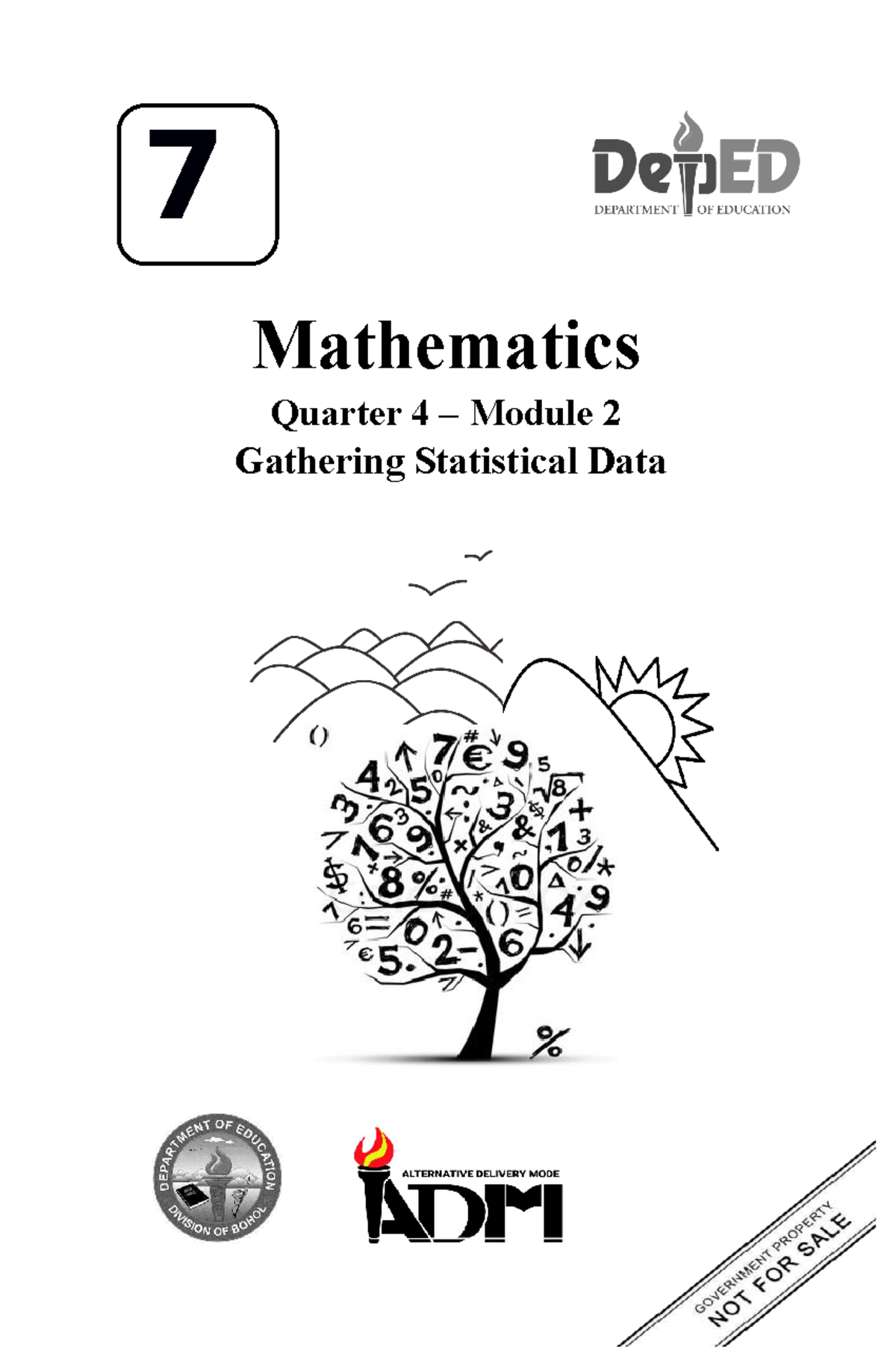 Math 7 Q4 SLM WK2 - Math 7 - 7 Mathematics Quarter 4 – Module 2 Gathering Statistical Data - Studocu
