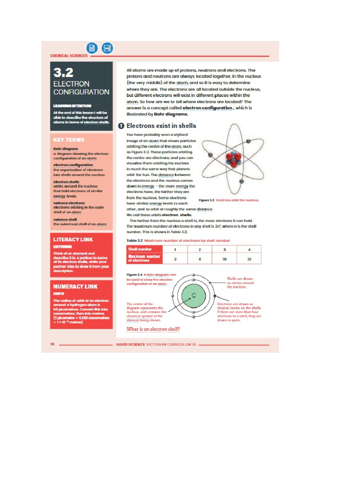 Chemical Sciences 3 - Electron Configuration & Atomic Structure Notes ...