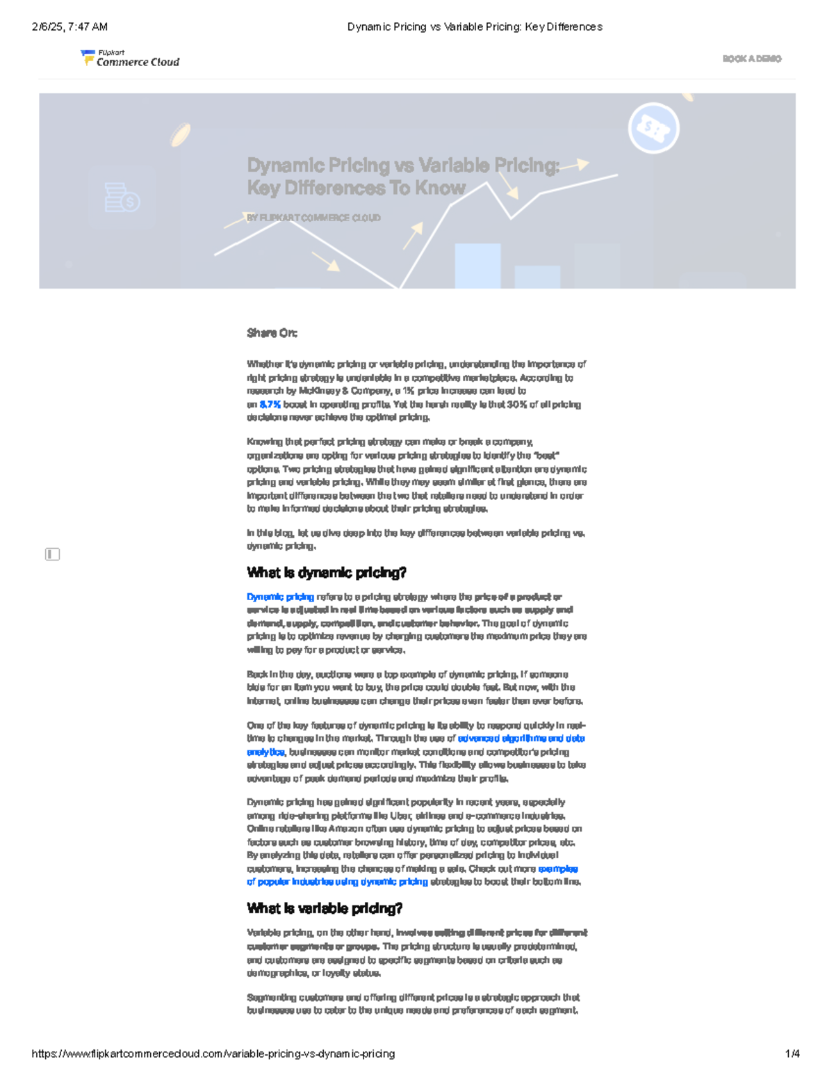 Dynamic Pricing vs Variable Pricing: Understanding Key Differences - Whether itʼs dynamic ...