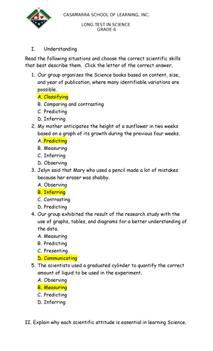 Script- Emcee (SCI-MATH) 085331 - Science Month Celebration Opening and ...