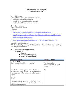 Pdf-dlp-format - Lesson planning, detailed lesson planning, format for ...
