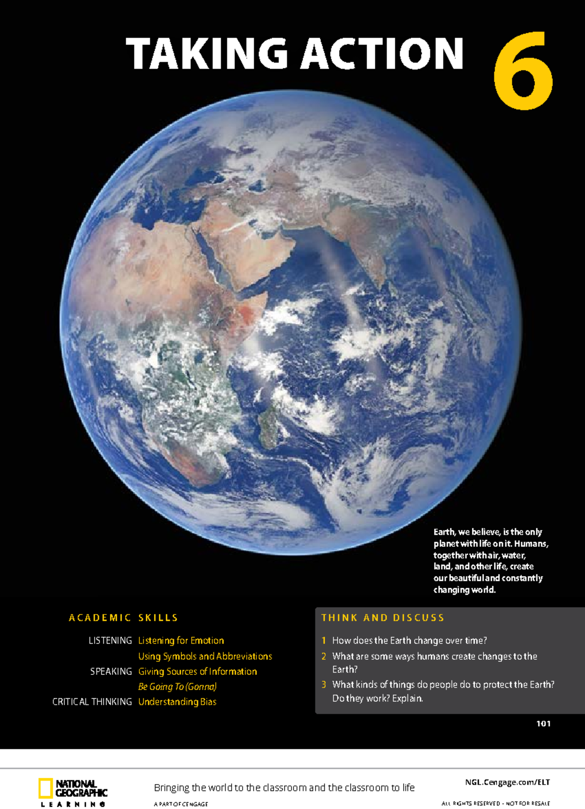 Pathways LS Student Book (U06) Listening & Speaking: Environmental ...