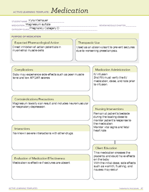 Active Learning Template - Preterm Labor - ACTIVE LEARNING TEMPLATES ...