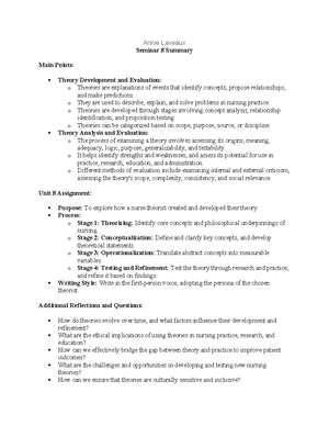 Bb - Summary Nursing Informatics and the Foundation of Knowledge - Annie Laveaux Main Points ...