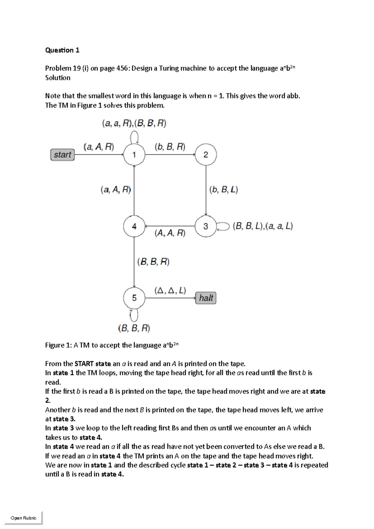 Turing Machine Design Solutions for Assignment 2 COS3701 2023 - Studocu