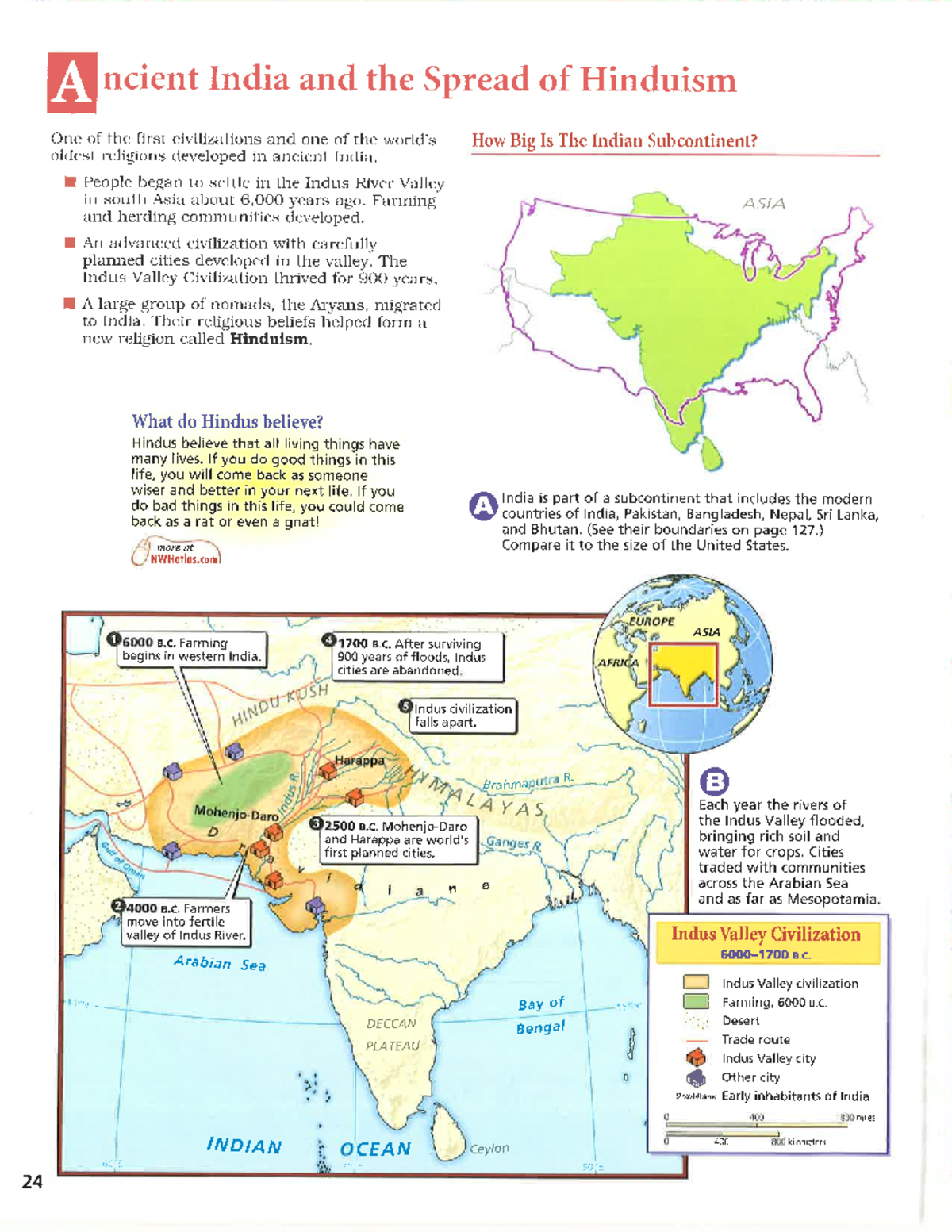 Nystrom Atlas Notes: Ancient India & Hinduism Overview - Nov 25 - Studocu